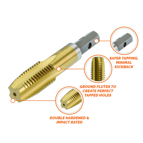 HMT VersaDrive® ImpactaTaps - UNC Thread | Tapping